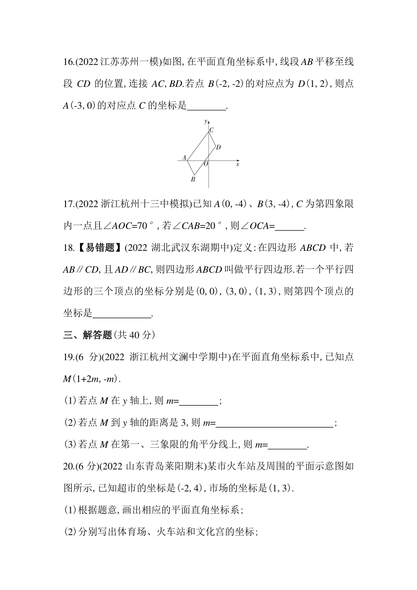 人教版数学七年级下册 第七章 平面直角坐标系综合检测 含解析) 21世纪教育网 二一教育