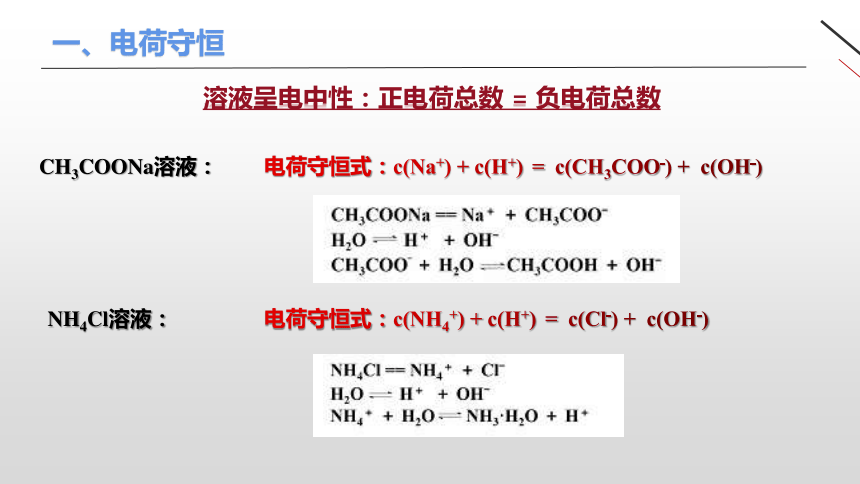 水溶液中的三大守恒课件 2022 2023学年高二化学人教版2019选择性必修12023届高三化学一轮专题复习课件 盐类水解（共22张ppt